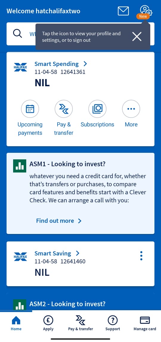 Add your ID | Money Smart | Halifax